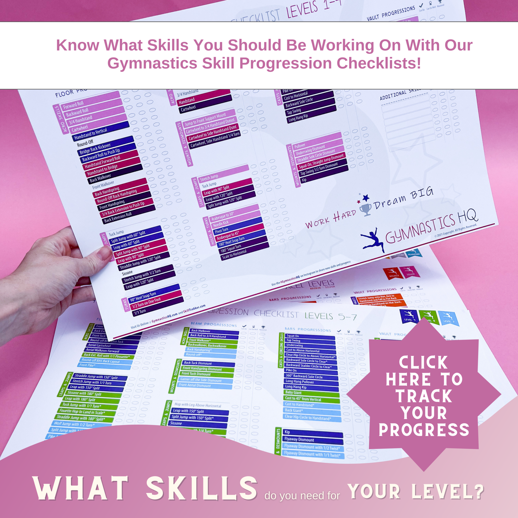 Gymnastics Skills List: Beam